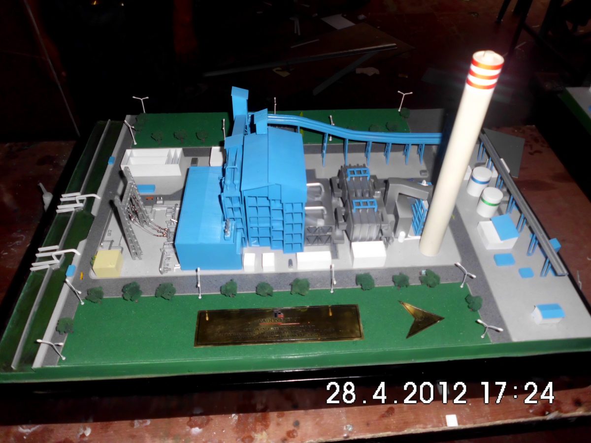 Maket PLTU PITON ENERGY - JASA MAKET